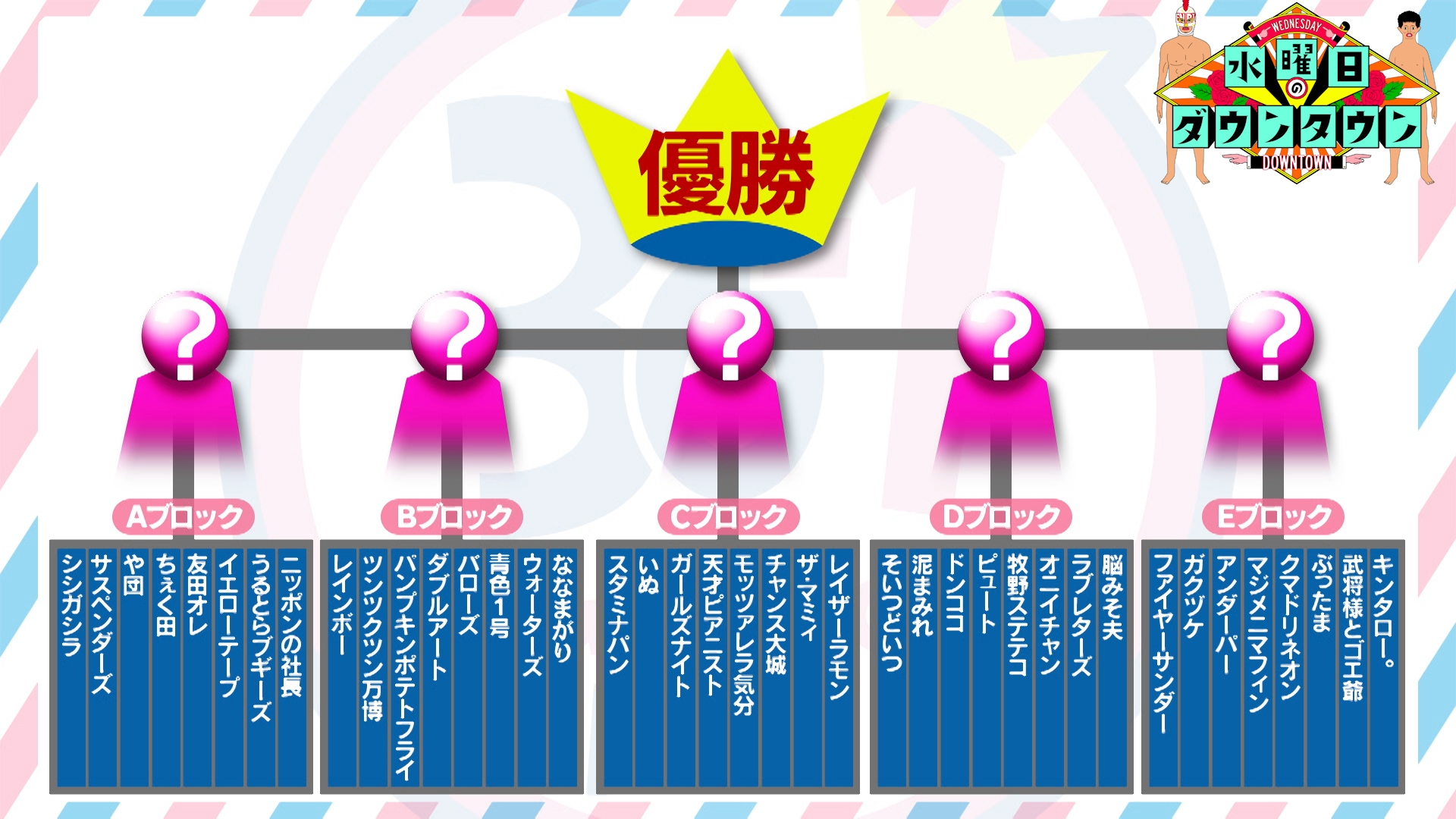 水曜日のダウンタウン 30-1グランプリ | 無料見逃し配信中！＜TBS FREE＞