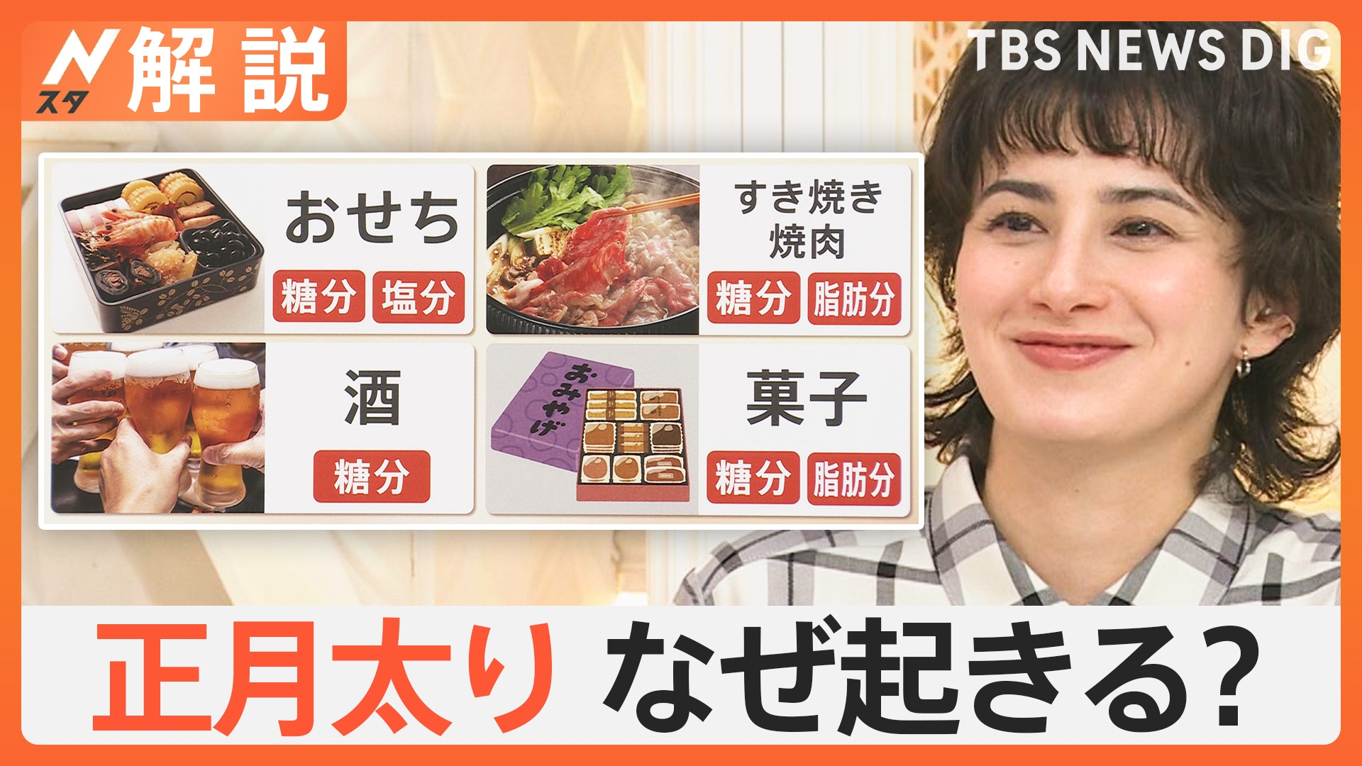 TBS NEWS DIG Powered by JNN 「正月太り」を防ぎたい【Nスタ】 | 無料見逃し配信中！＜TBS FREE＞